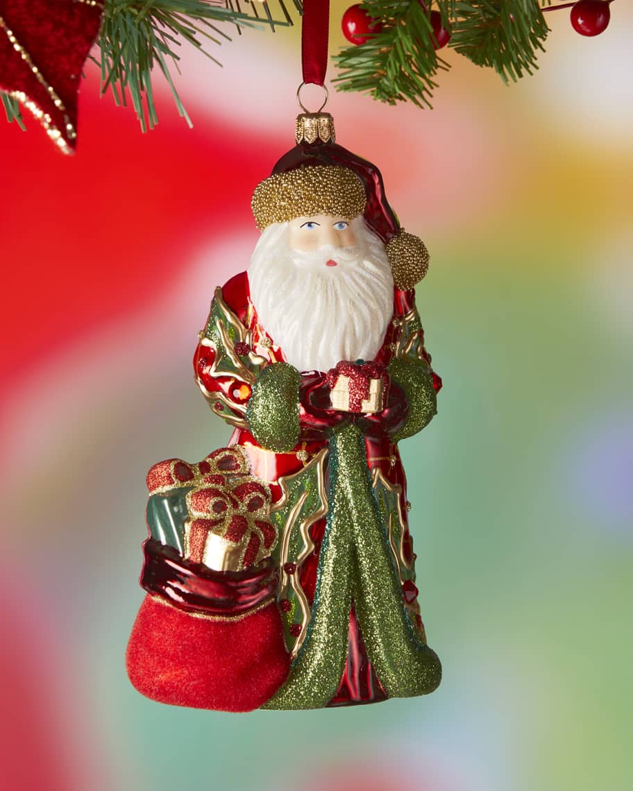 Joy To The World Collectibles Deck the Halls Santa Ornament | Horchow