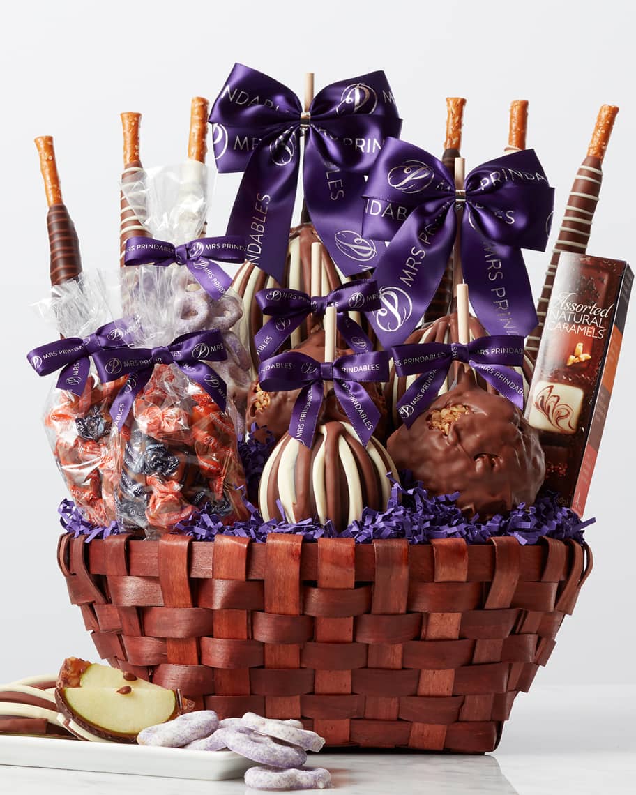 Mrs Prindable's Premium Caramel Apple Gift Basket | Horchow