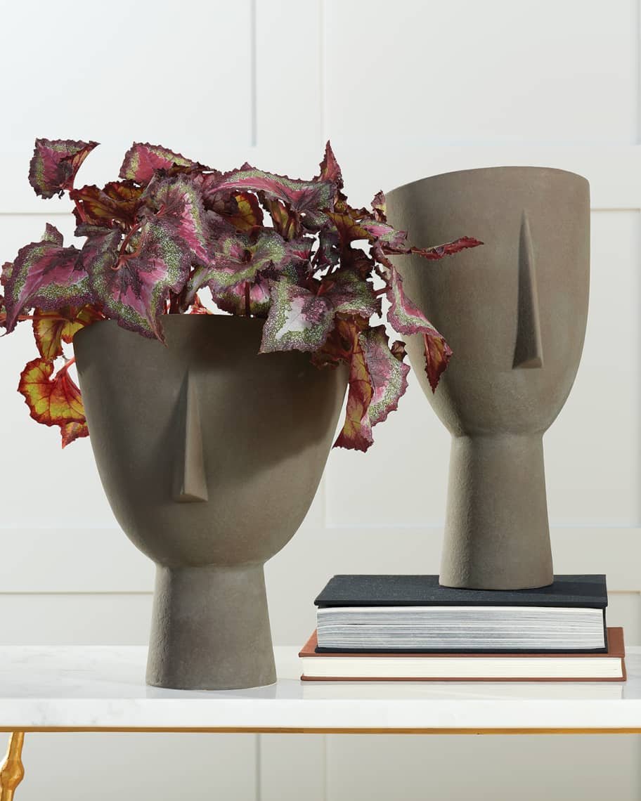 Global Views Large Head Planter - 18.5" | Horchow