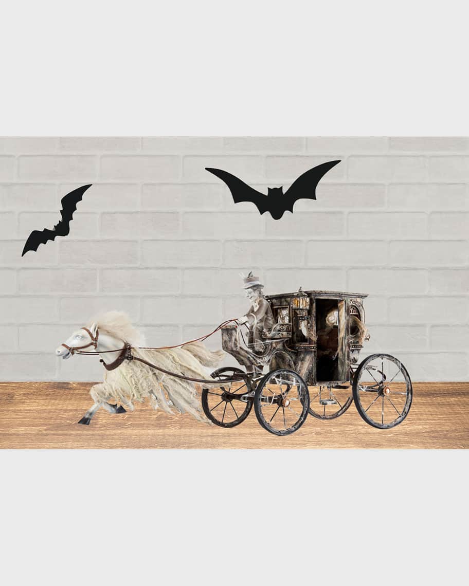 Katherine's Collection Ghostly Horse Drawn Carriage Halloween ...
