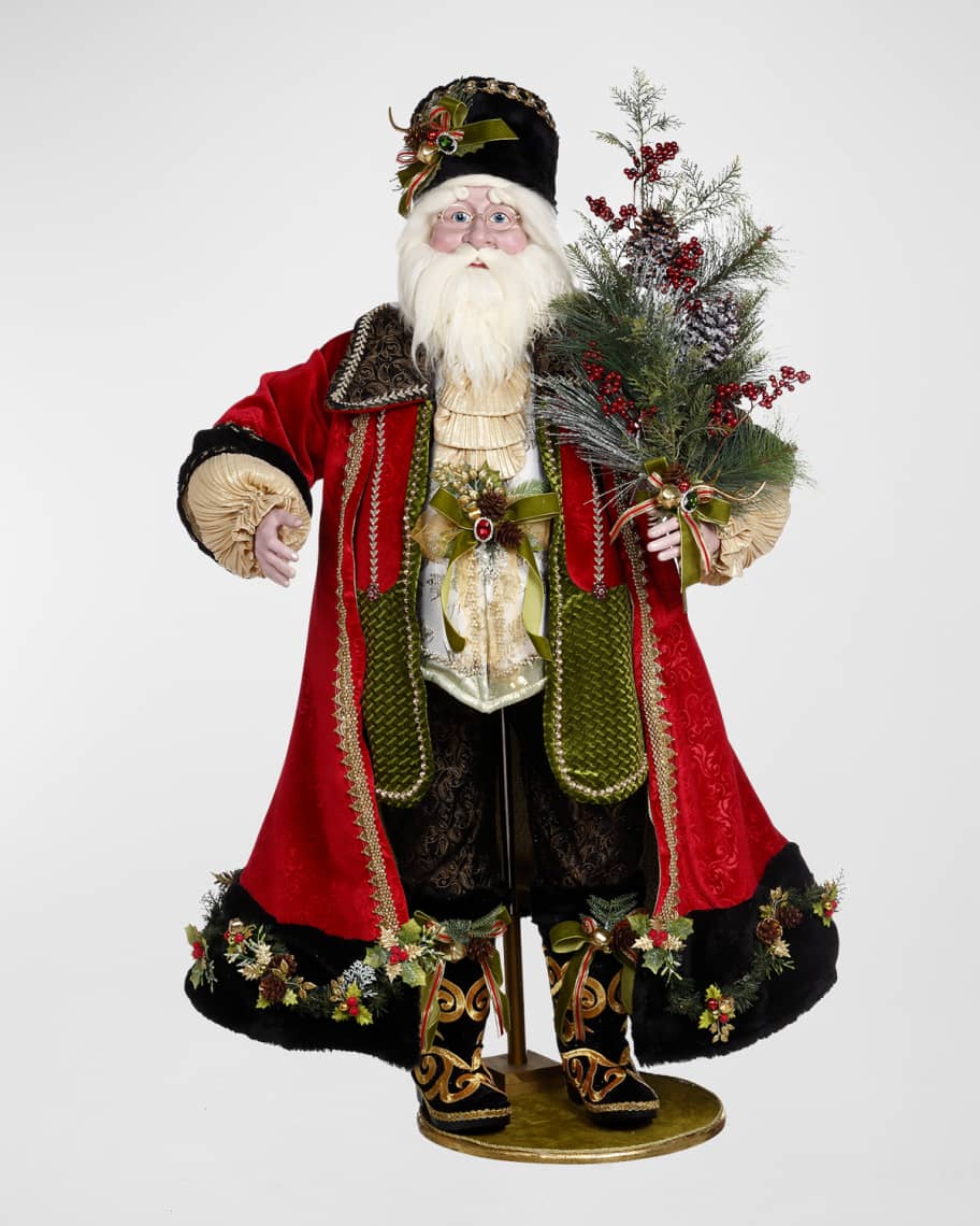 Mark Roberts Santa With Tree Christmas Figure | Horchow