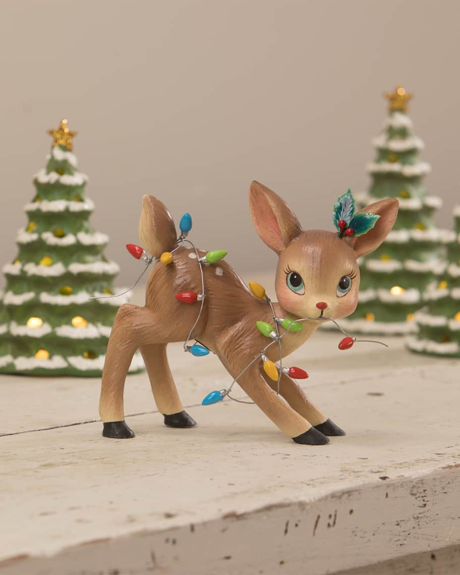 Bethany Lowe Holiday Decking The Halls Reindeer | Horchow