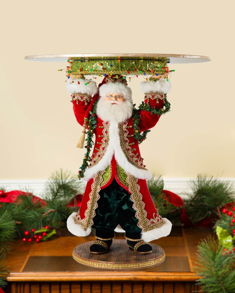 santa cake stand