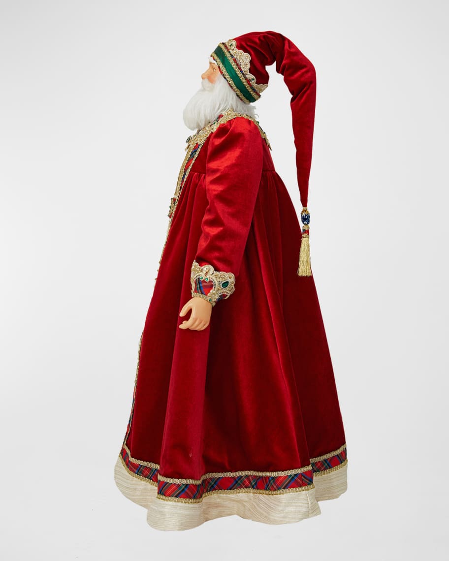 Katherine's Collection Chinoiserie Gold Santa Doll | Horchow