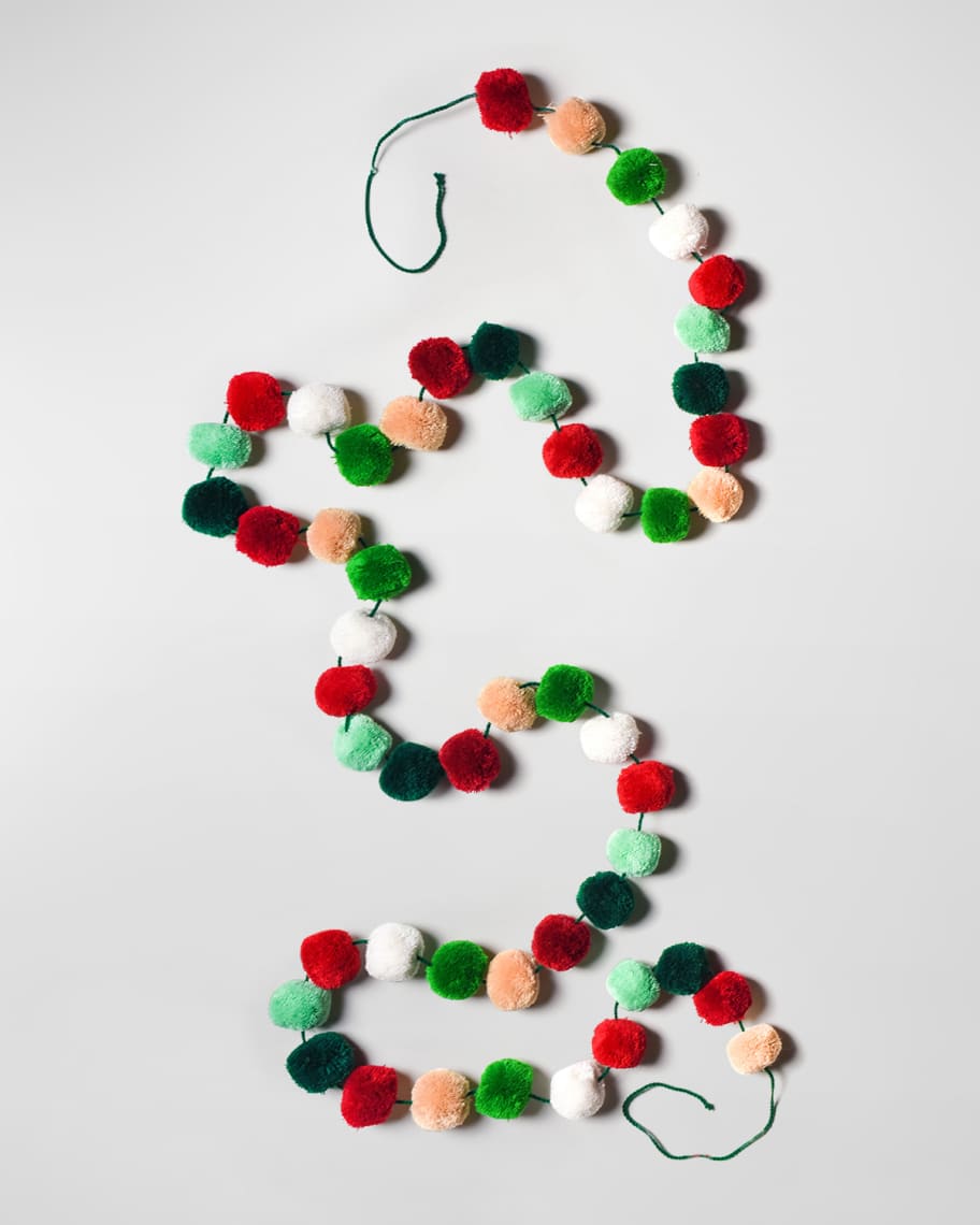 Coton Colors Christmas In The Village Pom Pom Garland
