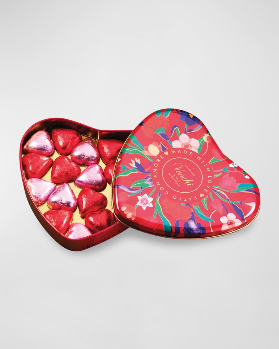 Venchi Large Valentine Heart Tin Box of Gluten-Free Chocolates | Horchow