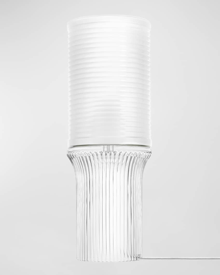 Saint Louis Crystal Small Tale Lamps With Crystal Lampshades, Set of 2 ...