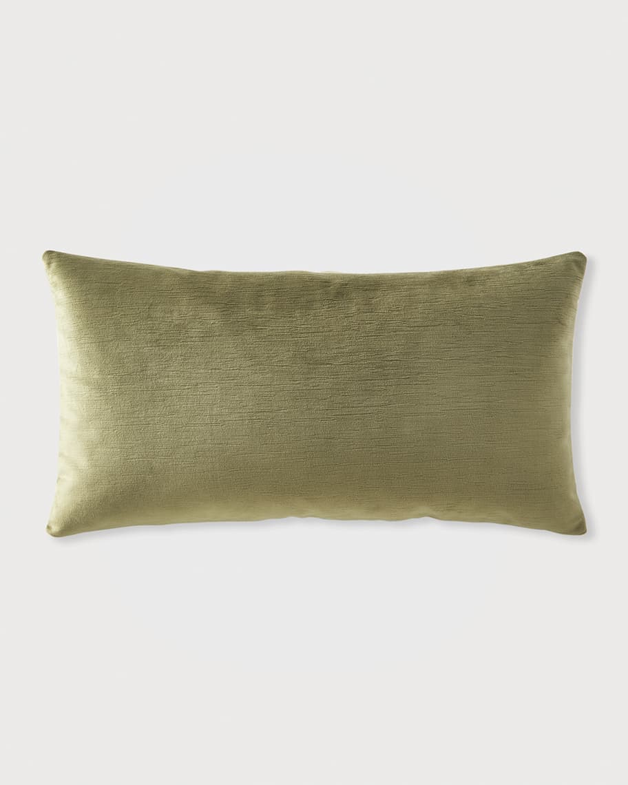 Austin Horn Collection Brussels Velvet Lumbar Pillow, 13x24" | Horchow