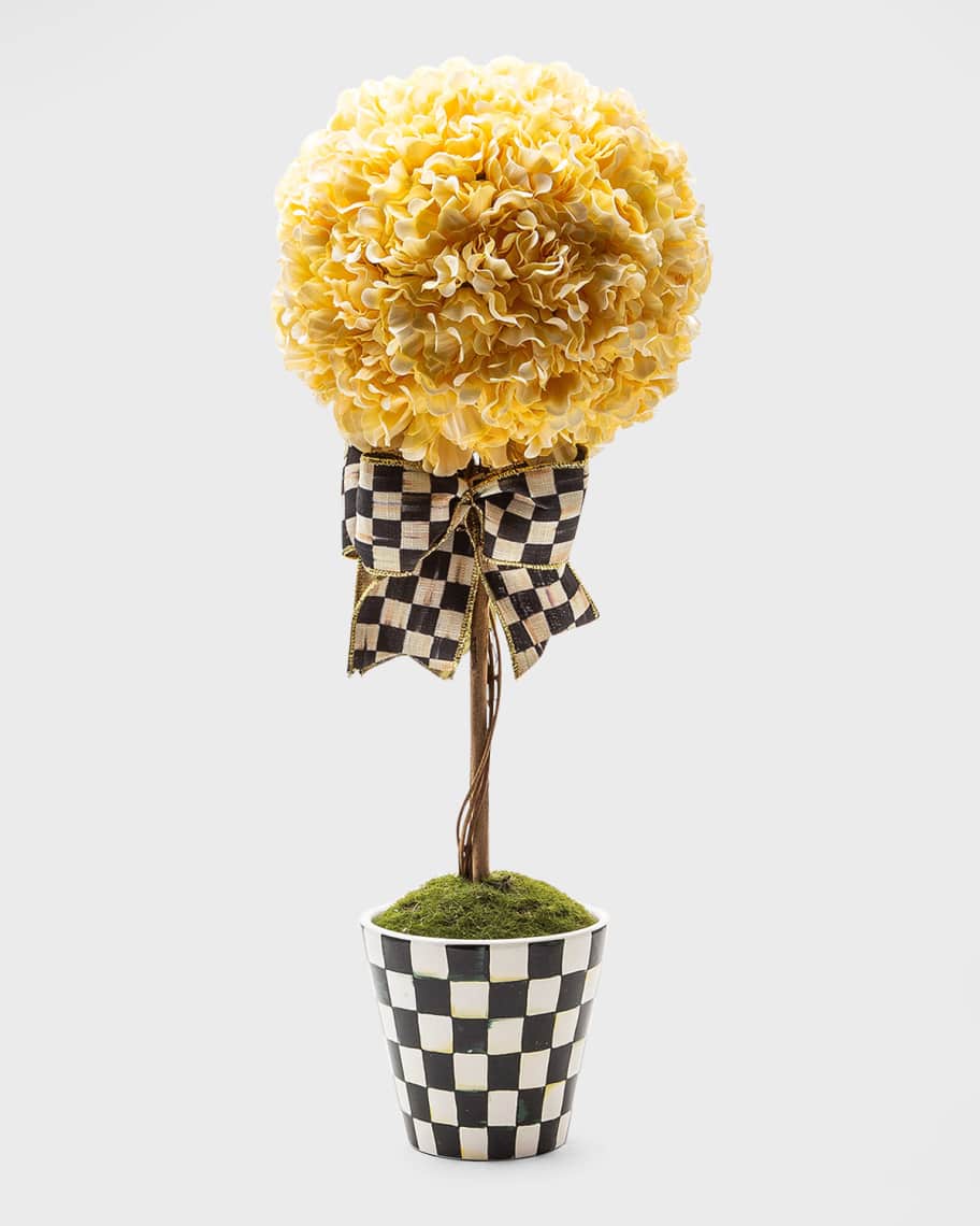 MacKenzie-Childs Yellow Topiary Drop in Small | Horchow