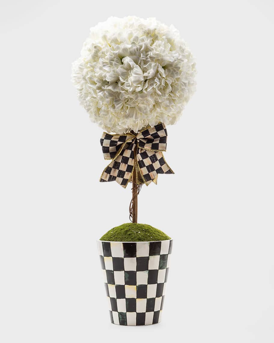MacKenzie-Childs Ivory Topiary Drop in Large | Horchow