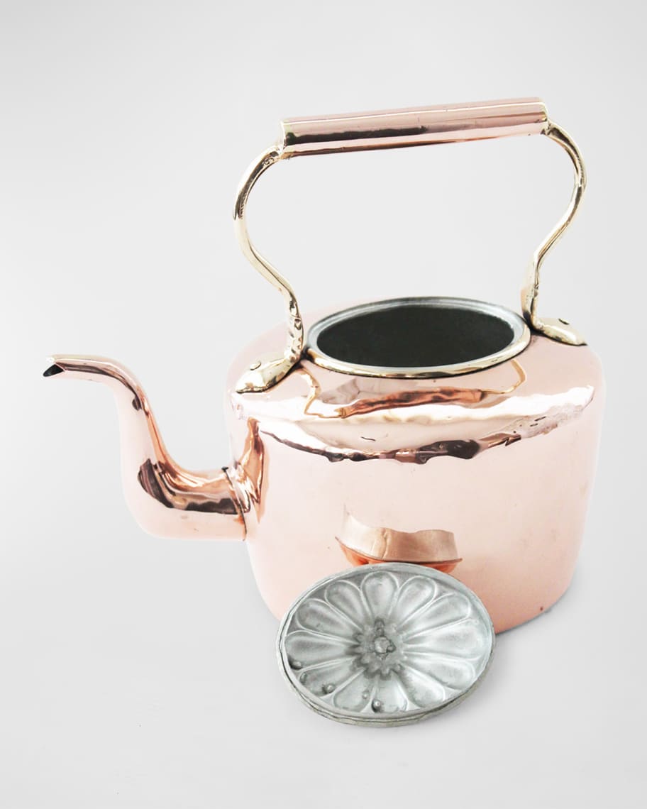 Coppermill Kitchen Small English Tea Kettle W/ Fancy Embossed Lid, C ...