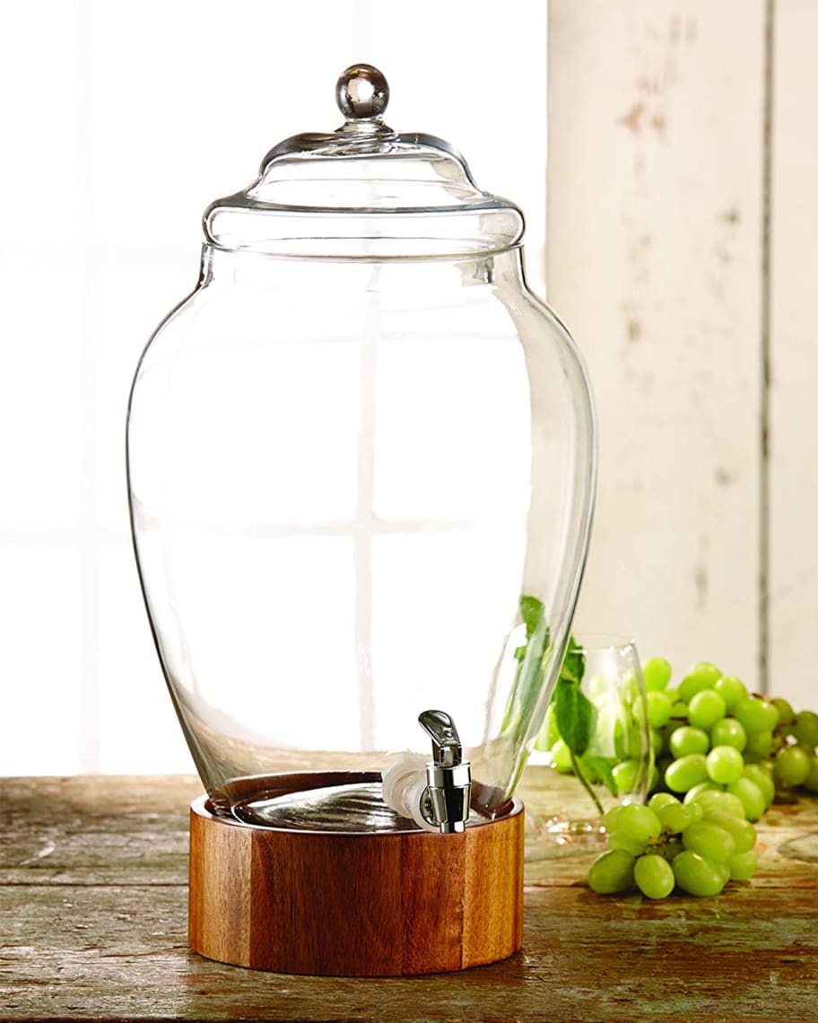 American Atelier Madera Glass Beverage Dispenser | Horchow