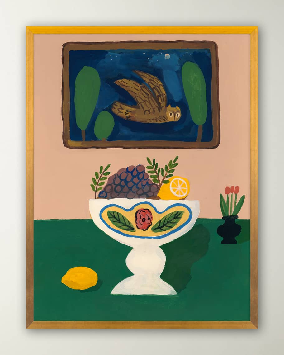 Grand Image Home "Still Life With Owl" Art by Michael Doyle | Horchow