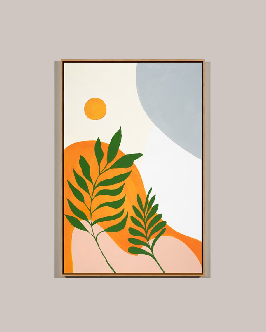 Yoffi "Modern Botanical II" Framed Giclee | Horchow