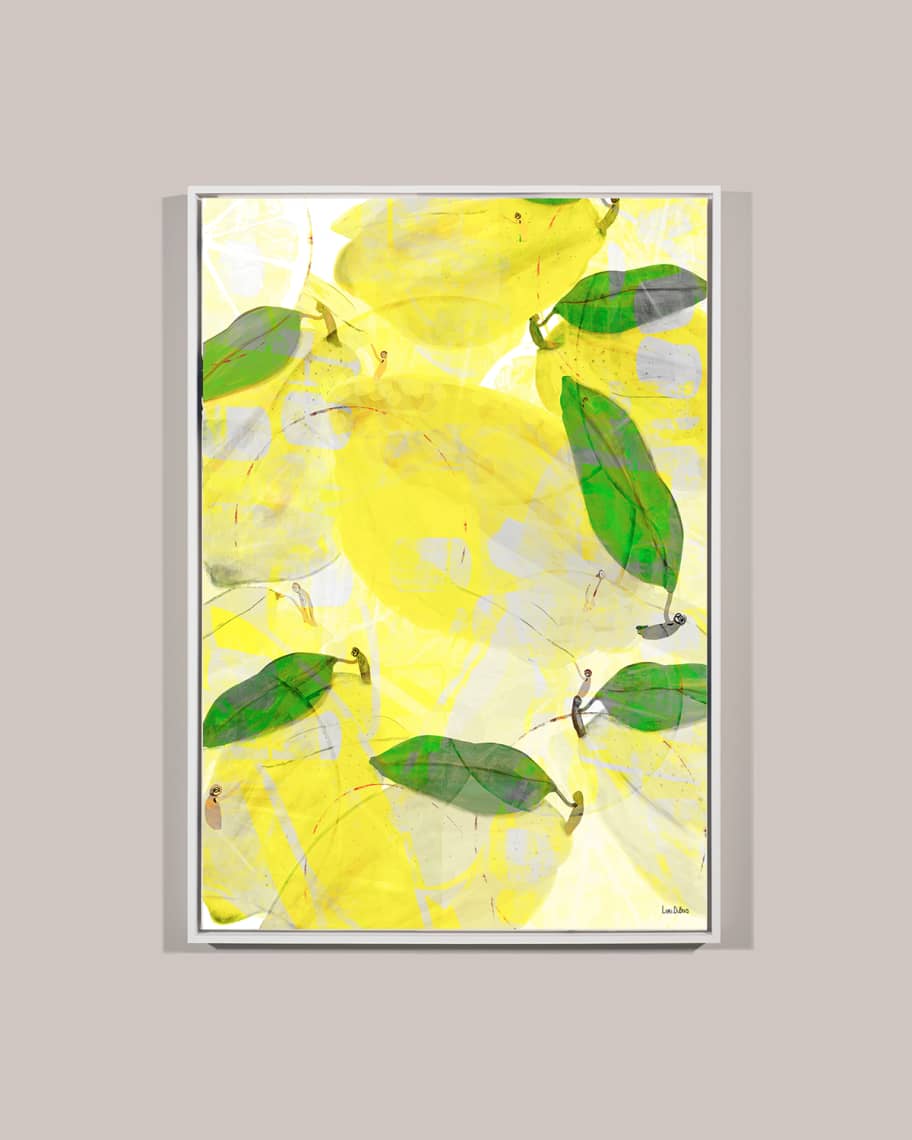 Yoffi "Iced Lemon I" Framed Giclee | Horchow