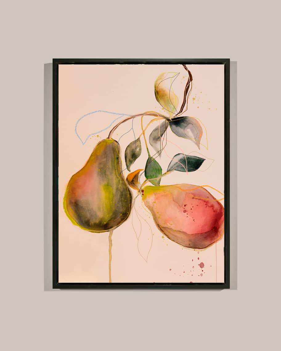 Yoffi "Pear" Framed Giclee | Horchow