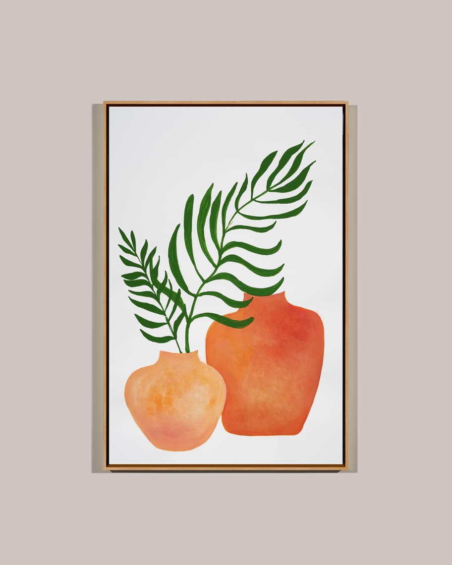 Yoffi "Modern Botanical 4" Framed Giclee | Horchow