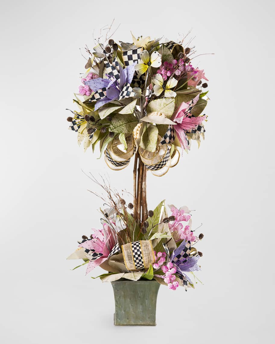 MacKenzie-Childs Butterfly Garden Tabletop Topiary | Horchow