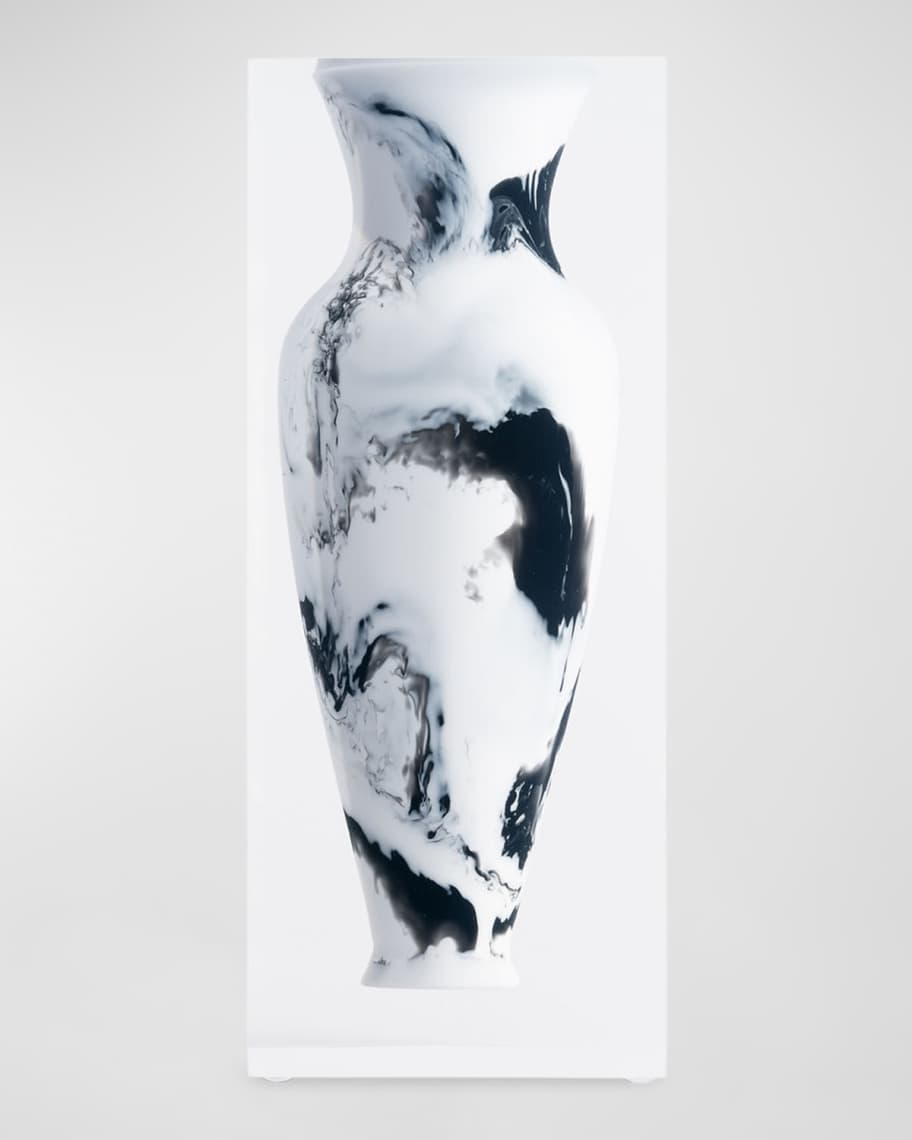JR William Elizabeth Vase in White Marble | Horchow