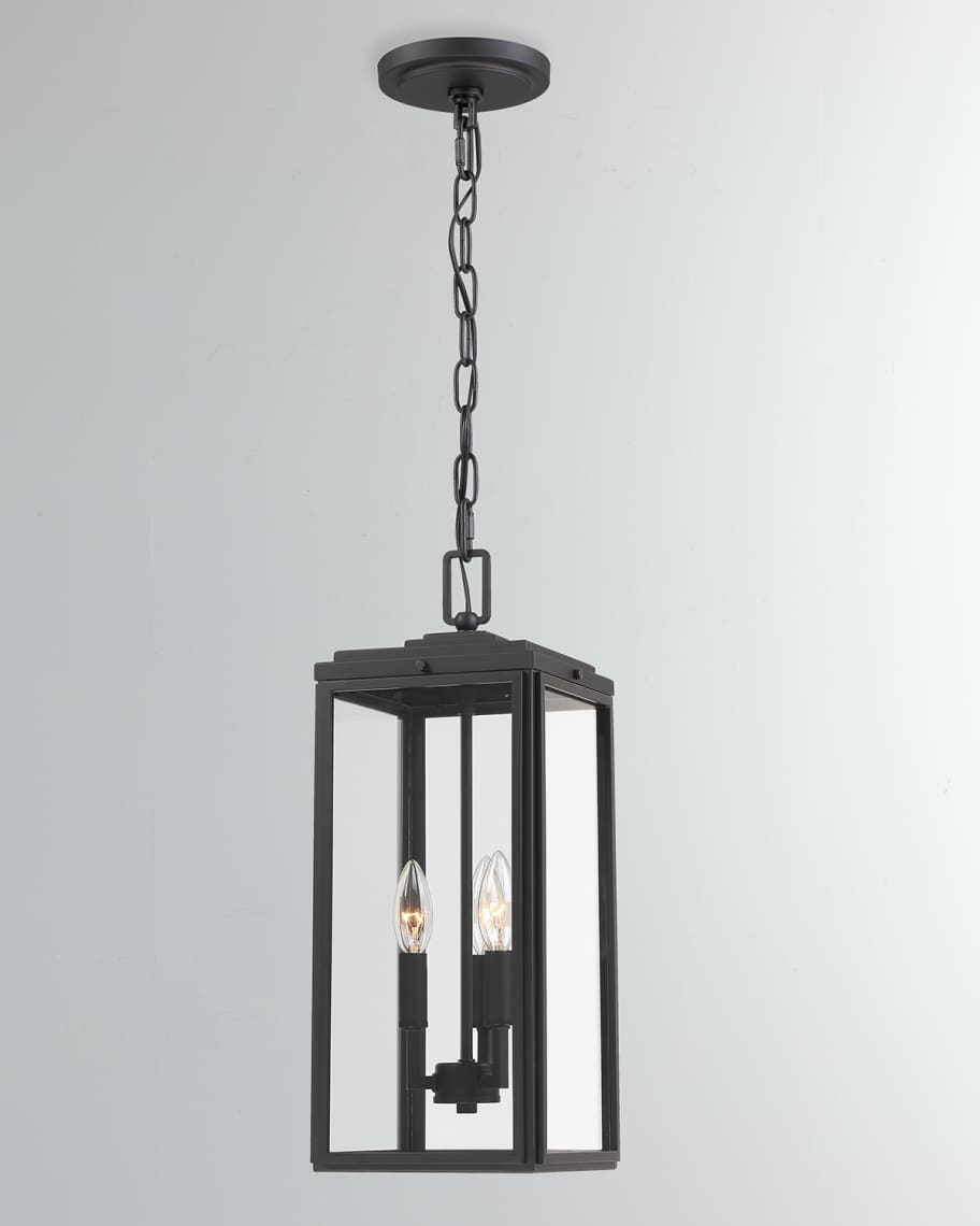 Crystorama Byron 3-Light Matte Outdoor Pendant | Horchow