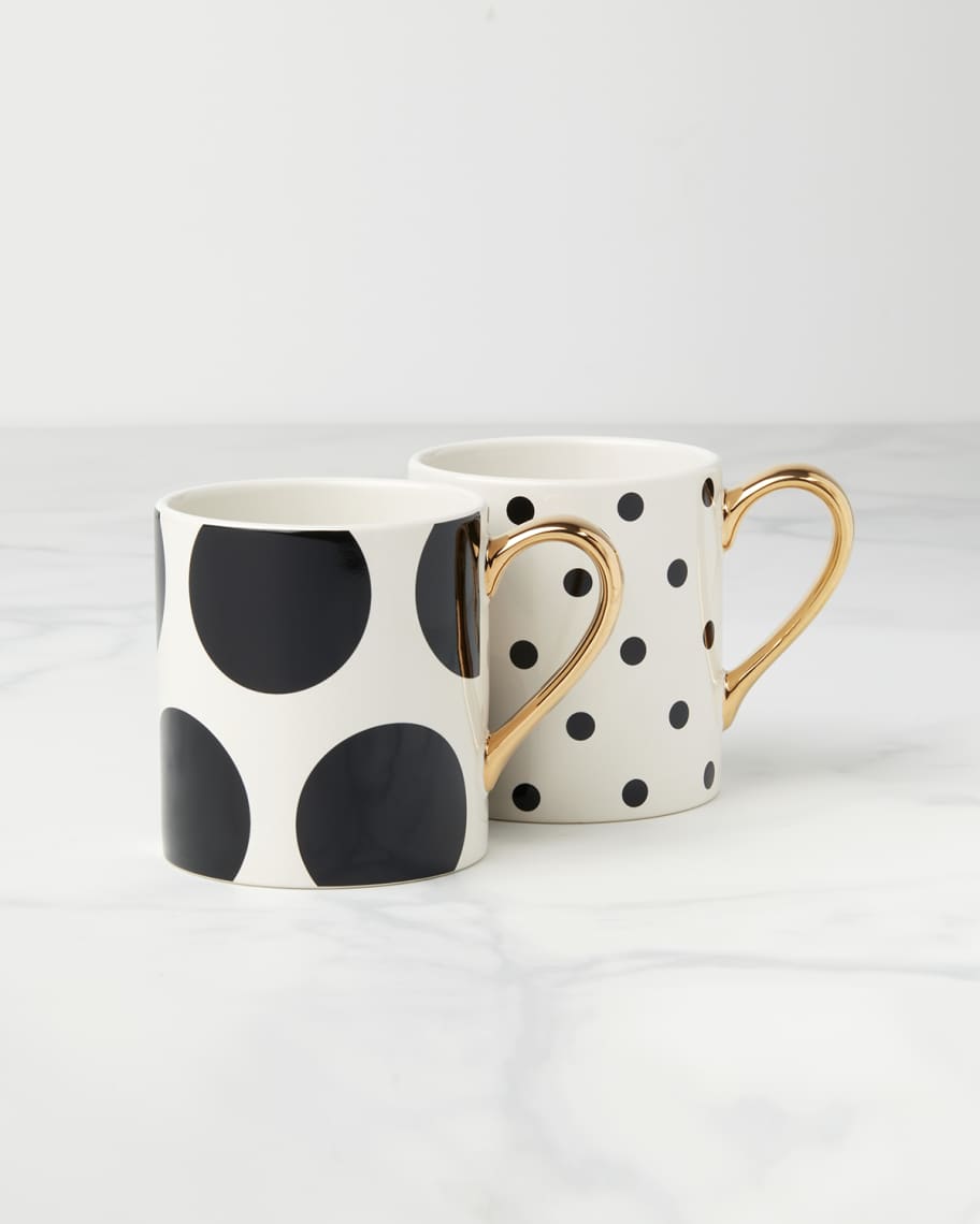 kate spade new york on the dot assorted mugs, set of 2 | Horchow