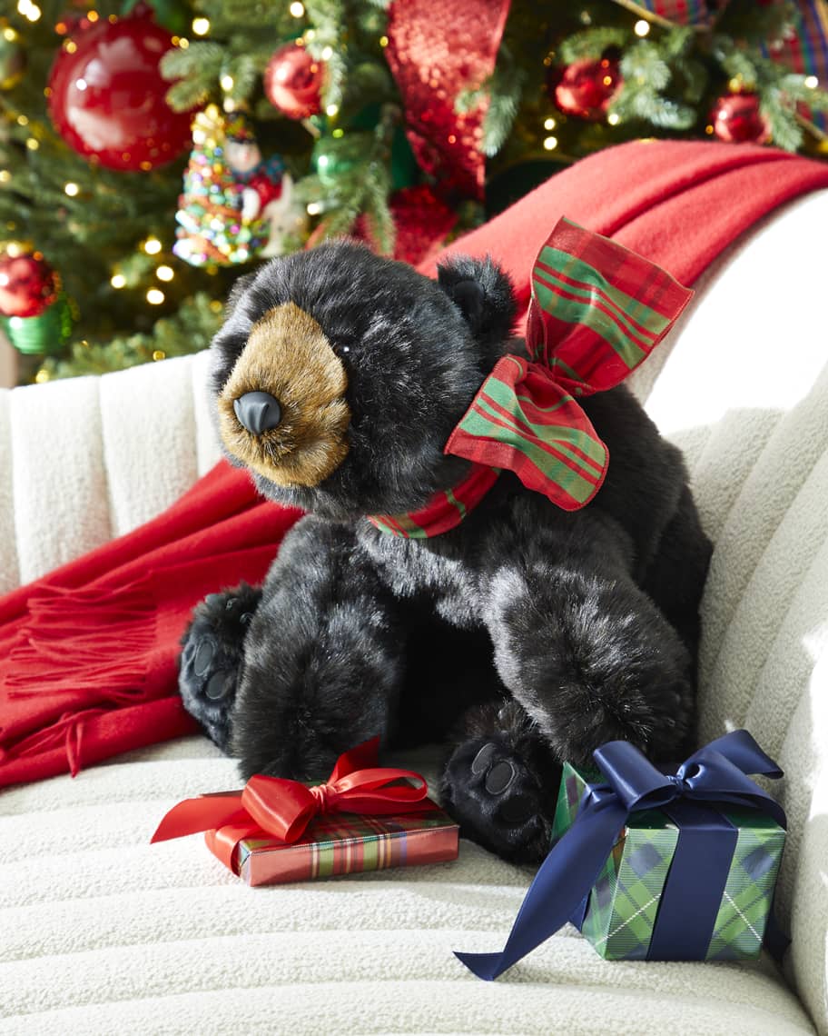 Ditz Designs Glorious Holiday Black Bear Hug | Horchow