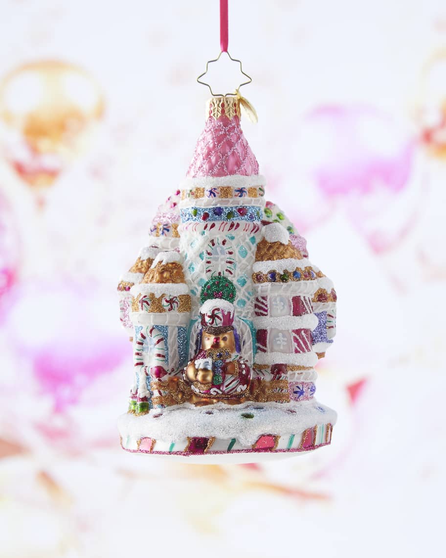 Christopher Radko Candy Cane Castle Christmas Ornament | Horchow