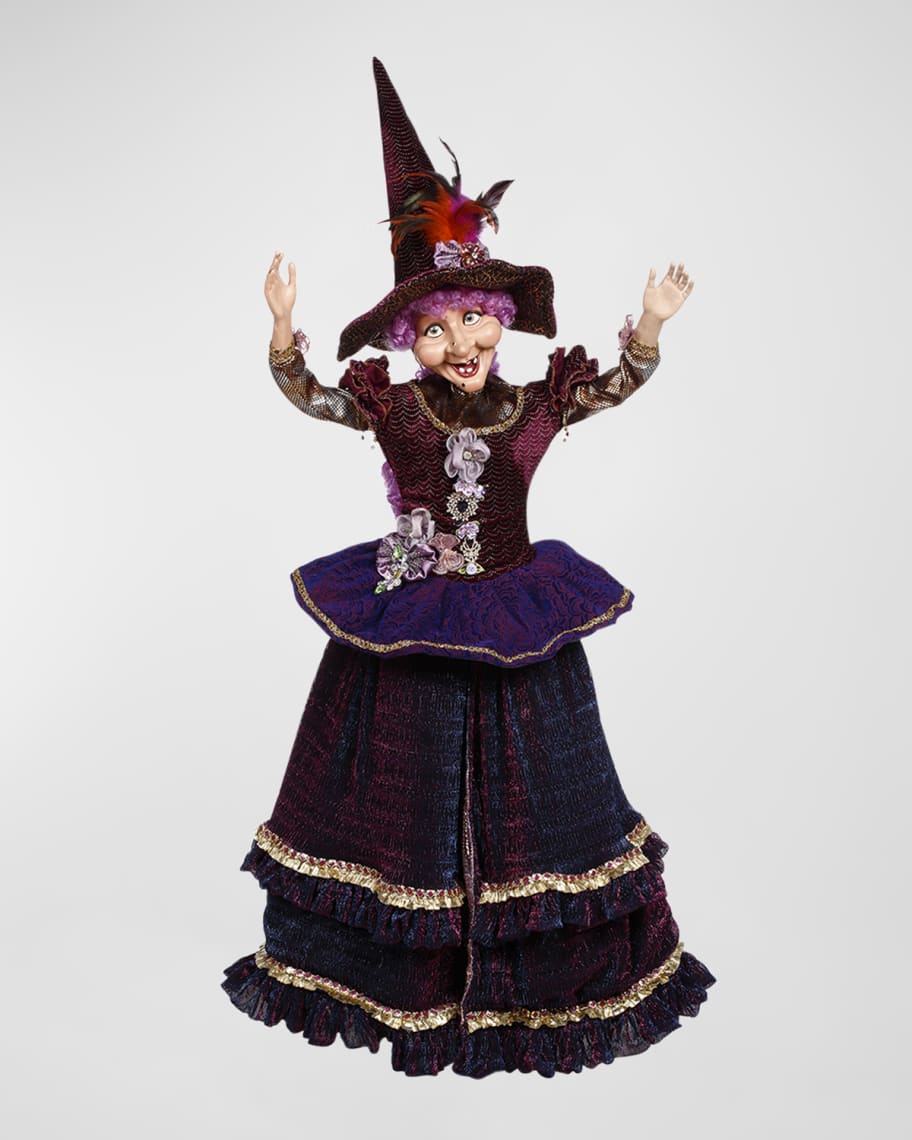 Mark Roberts Finely Fiendish Life-Size Halloween Witch, 50" | Horchow