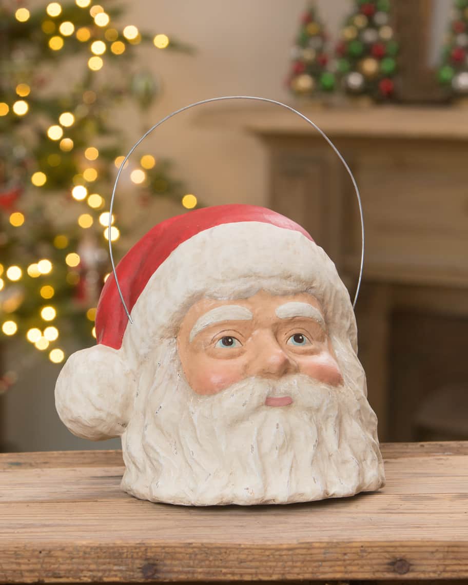 Bethany Lowe Santa Bucket | Horchow