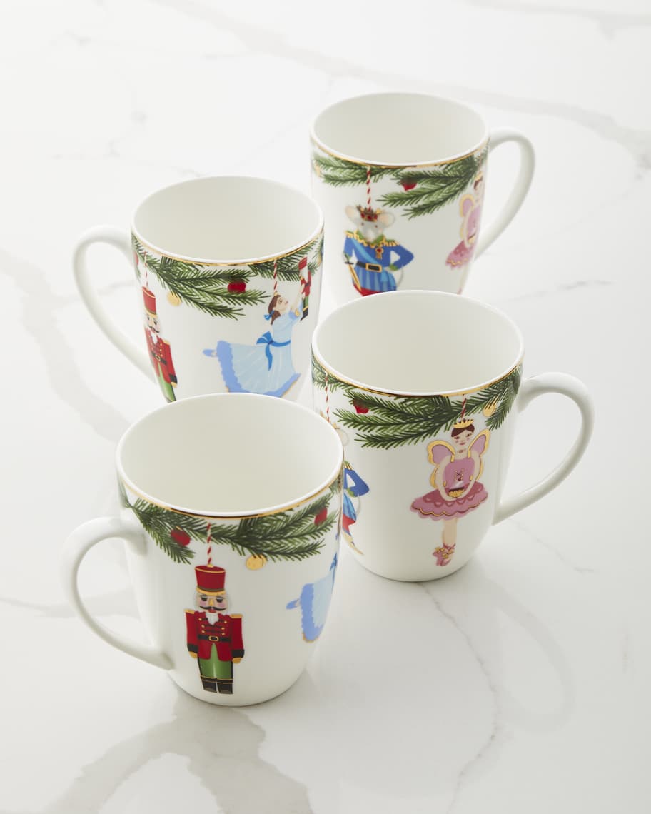 Neiman Marcus Nutcracker Mugs, Set of 4