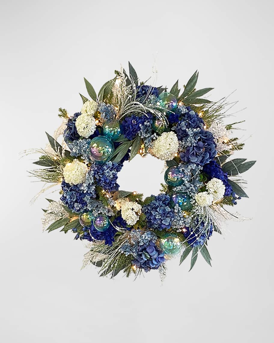 Winward Home 34" Deluxe Display Christmas Wreath | Horchow