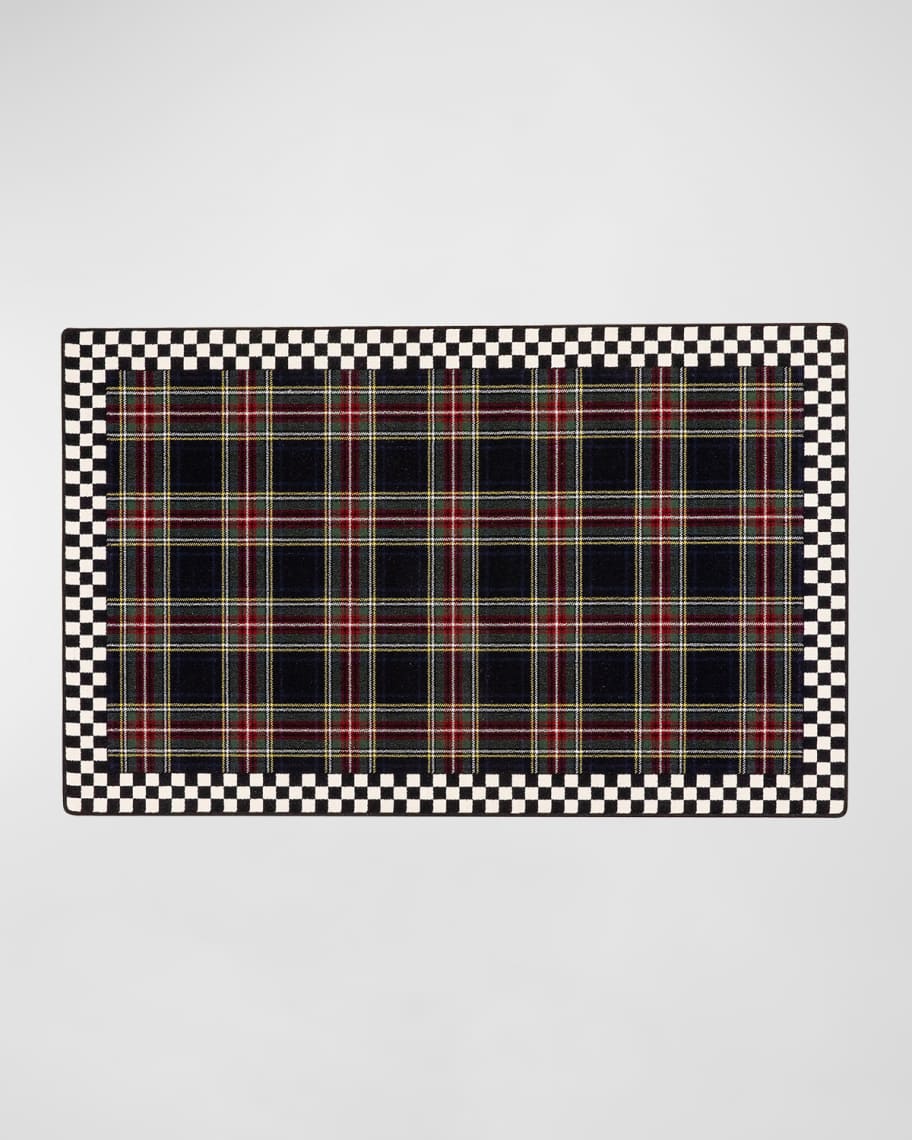 MacKenzie-Childs Stewart Tartan Rug, 5' x 8' | Horchow