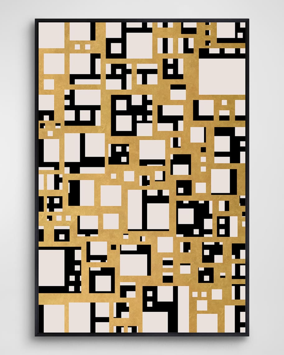 "Be There Or Be Square" Framed Giclee by Nicole White | Horchow