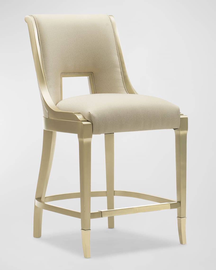 Caracole In Good Taste Counter Stool, 25" | Horchow
