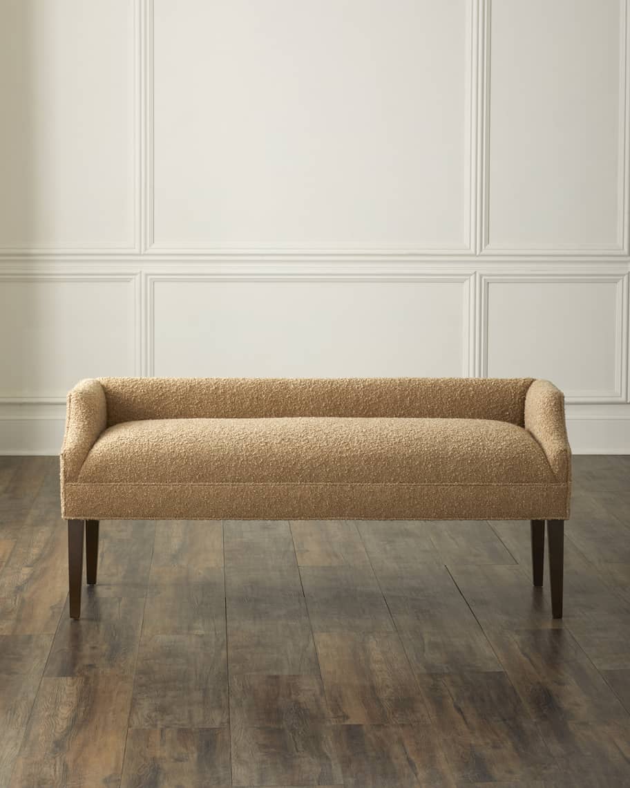 End of bed bench with back store