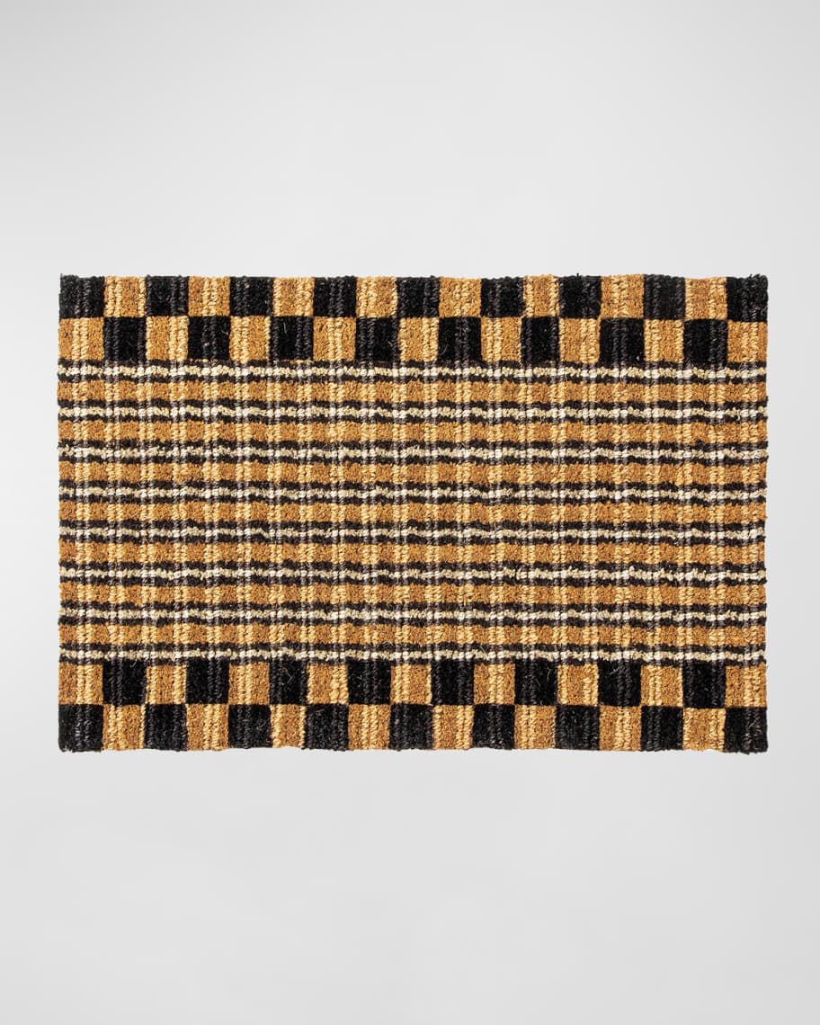 MacKenzie-Childs Checks Stripes Entrance Mat | Horchow
