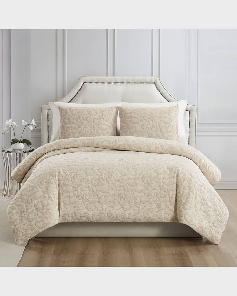 Charisma Regan Matelasse 3-Piece Comforter Set, Queen | Horchow