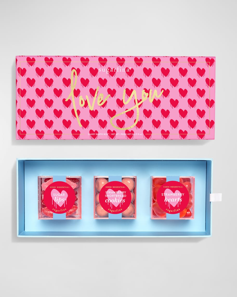 Sugarfina Love You 3-Piece Candy Bento Box | Horchow