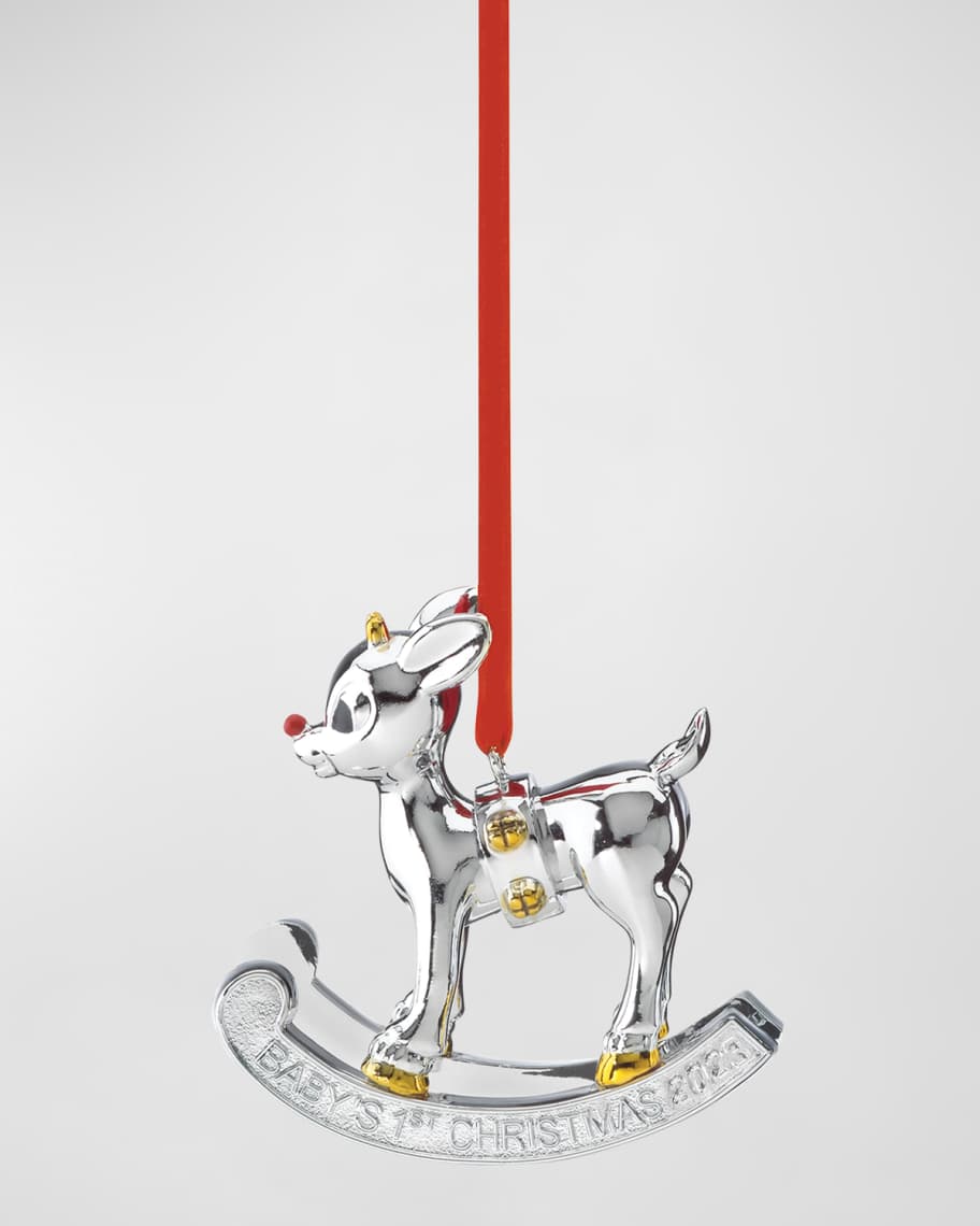 Lenox 2023 Baby's First Christmas Rudolph Ornament | Horchow