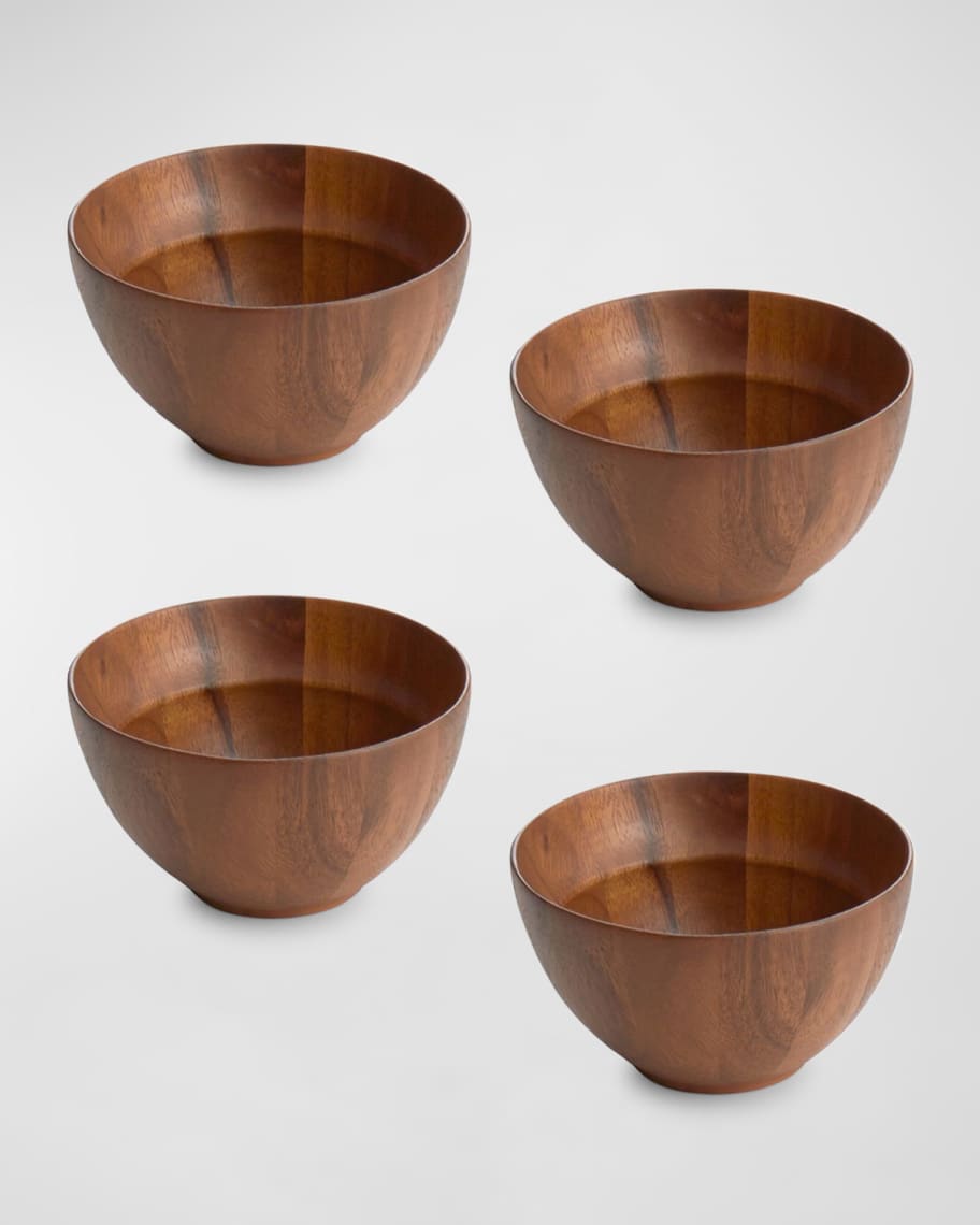 Nambe Skye Wood 12-Piece Dinnerware Set | Horchow