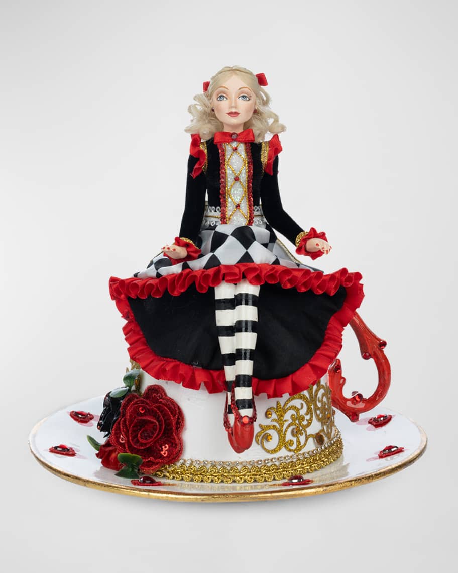 Katherine's Collection Alice on Teacup - Red | Horchow