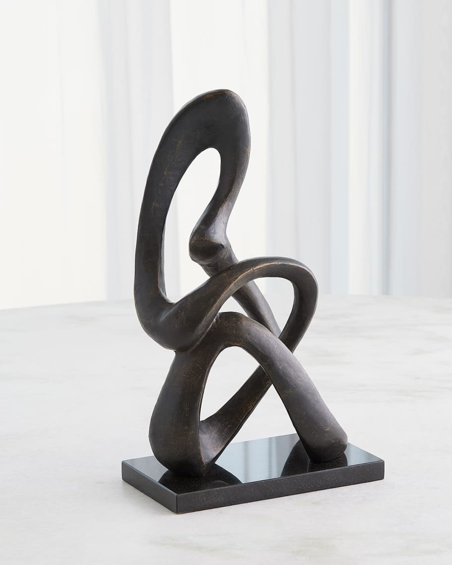 Global Views Sitting Loop Sculpture | Horchow