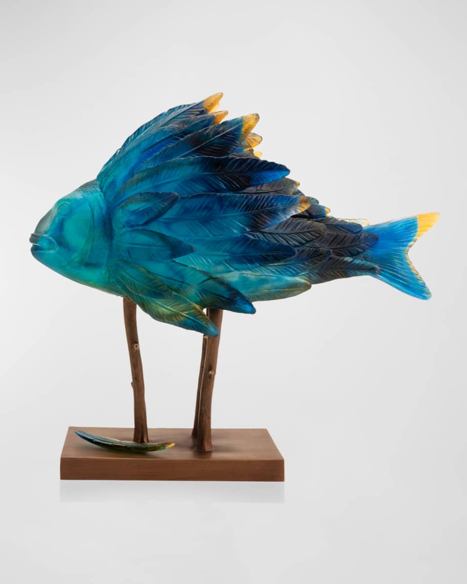 Daum Punky Fish Sculpture by Patrick Rougereau | Horchow