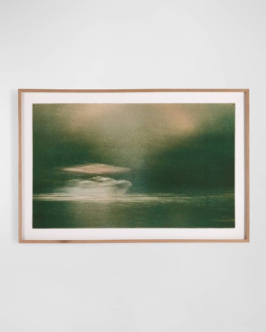 Four Hands "Skyline Film Rowing Docks at Altas 1" Framed Giclee by Toni ...