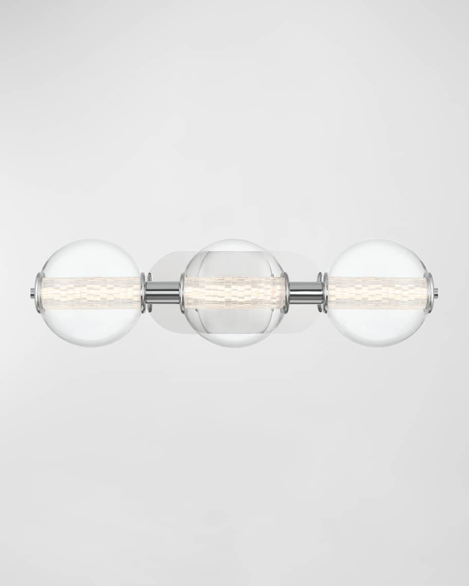 Eurofase Atomo 3-Light LED Vanity in Chrome | Horchow