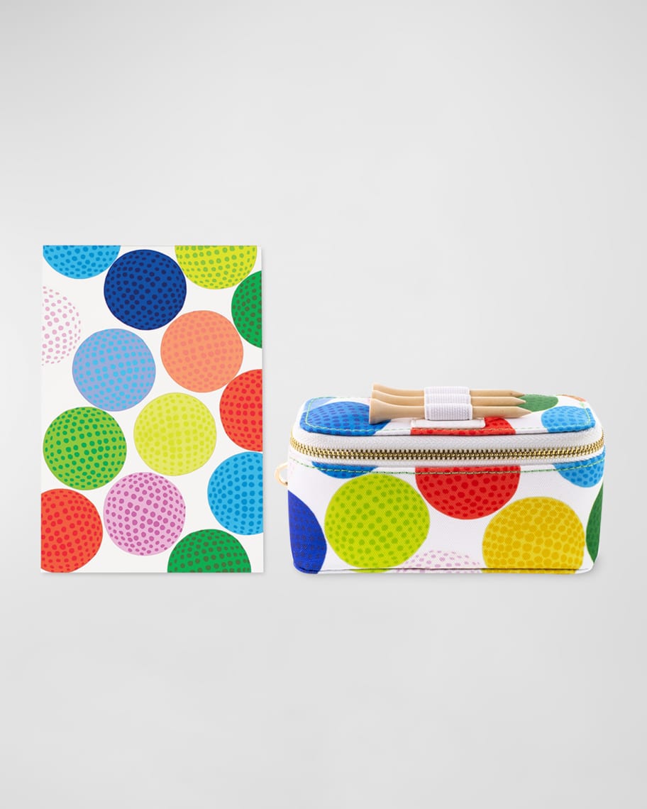 kate spade new york mini golf golfer set with notepad | Horchow
