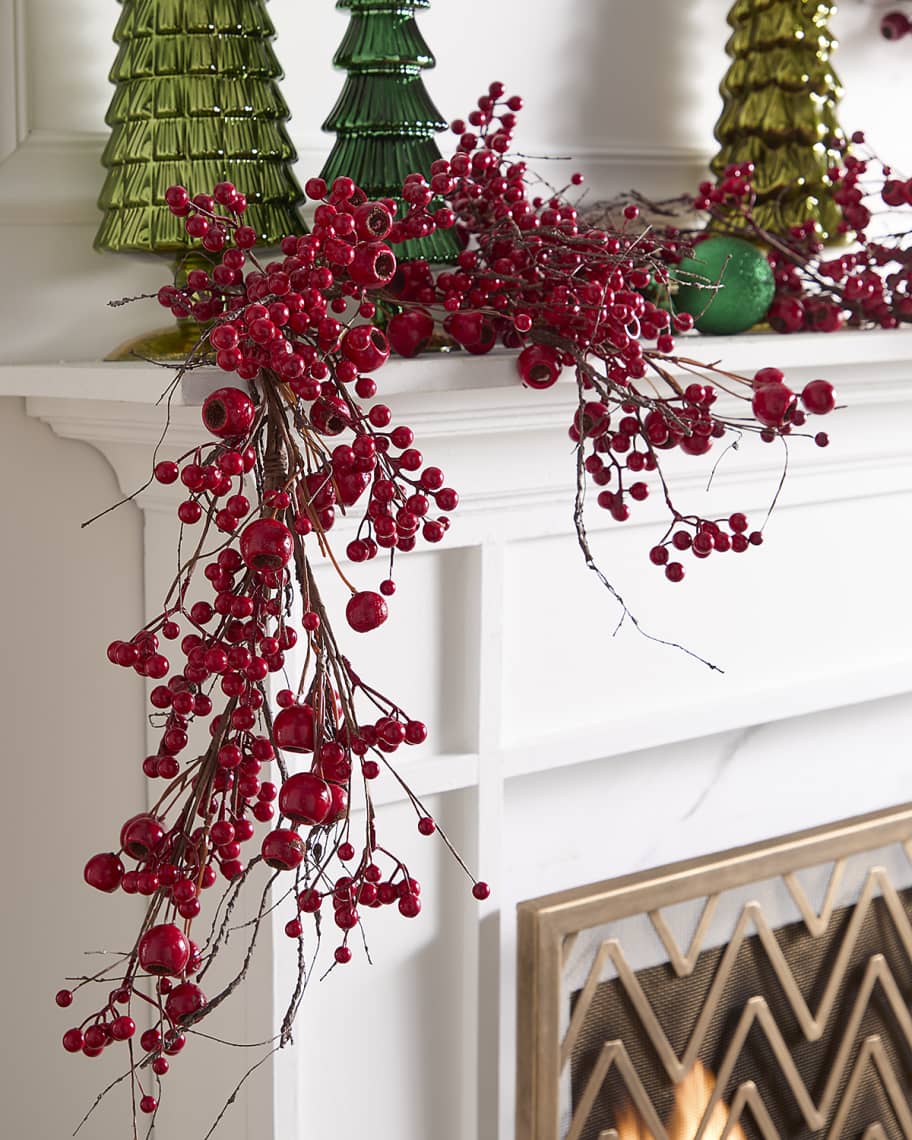 Jim Marvin 6' Berry Garland | Horchow