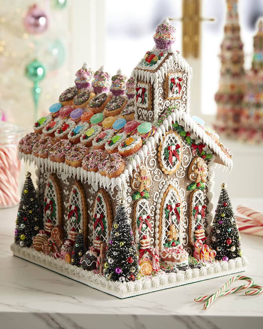 Sweet Savannah Gingerbread Church | Horchow