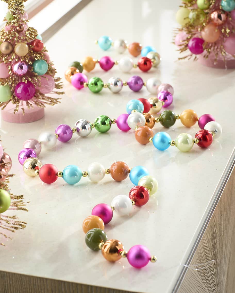 Cody Foster & Co 65" Medium Merry and Bright Christmas Garland | Horchow