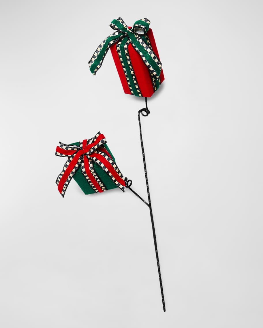 MacKenzie-Childs Cozy Christmas Gift Package Pick | Horchow